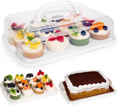 Tupperware Rectangular Cake Taker Home And Kitchen