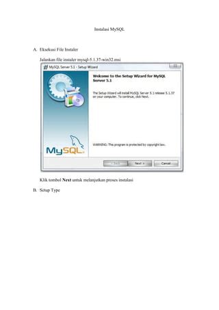 Instalasi MySQL PDF