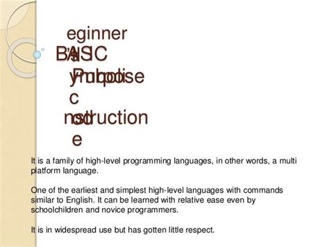 Basic Programming Language Syntax Naaness
