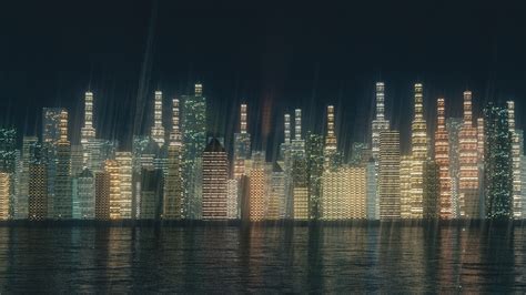 무료 이미지 수평선 빛 지평선 비 시티 마천루 강 도시 풍경 파노라마 도심 황혼 저녁 반사 날씨 경계표 탑 블록 선명한 중심지 인간 정착