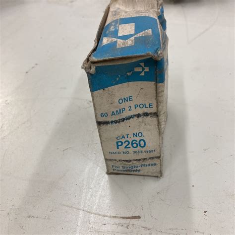 Pushmatic Ite Siemens P260 2 Pole 60 Amp 120 240v Circuit Breaker Values Mavin