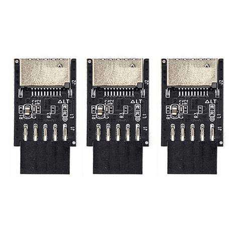3x Motherboard Usb2 0 9pin To Type C A Key Front Connector Converter Usb3 2 Type E Interface