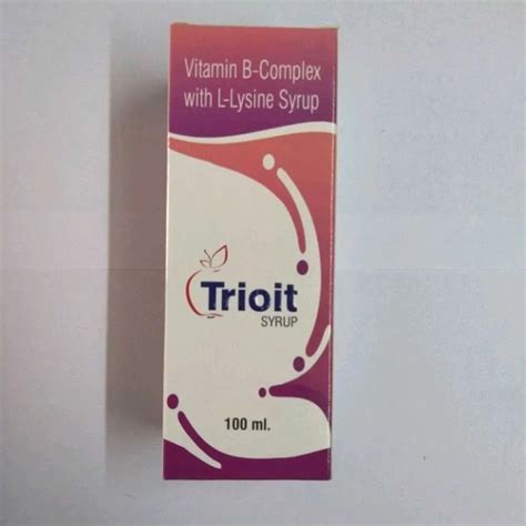 Vitamin B Complex L Lysine Syrup 100 Ml At Rs 59 Box In Aurangabad Id 2851973831855