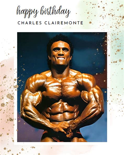 Fit 🎉 Happy Birthday Charles Clairmonte 🎂💪 Born On October 26 1962