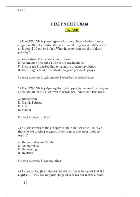 2022 June Hesi PN LPN Hesi Exit Exam With ALL Answers Correct ACTUAL EXAM 100 CORRECT In 2022