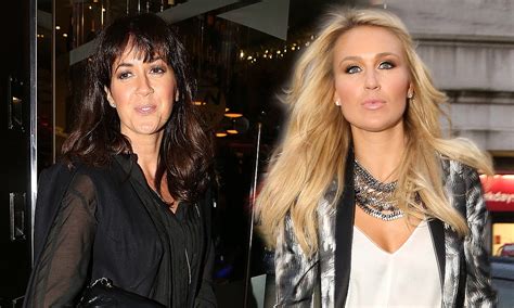 Alex Gerrard Flaunts Her Pins In Form Fitting Leather Trousers As She