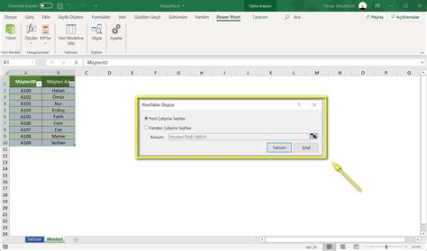 Powerpivot Orta Düzey Excel Dersleri
