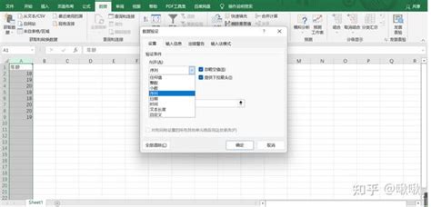 excel 如何做下拉框多选？