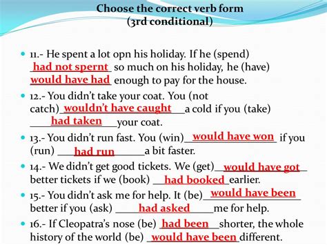 Proper Verb Form