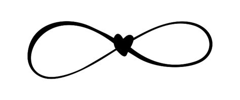 무한의 표시에서 마음을 사랑 한다 발렌타인 데이 결혼식 인쇄에 엽서에 서명 합니다 벡터 서 예 및 레터링 그림 흰색 배경에 고립 감정에 대한 스톡 벡터 아트 및 기타 이미지