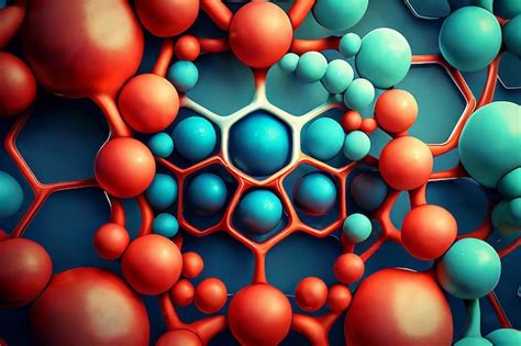Premium Ai Image A Pattern That Evokes The Molecular Structure Of Oxygen