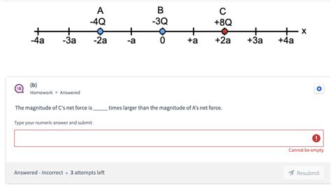 Solved Three Charged Particles Labelled A B And C Are Chegg