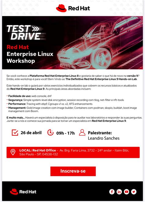 Leandro Sanches On Linkedin Linux Rhel Opensource Testdrive