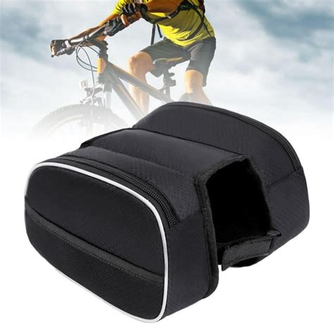 Bike Panniers Front Frame Bag Storage Multifunctional Bike Phone Case Holder Tube Bag