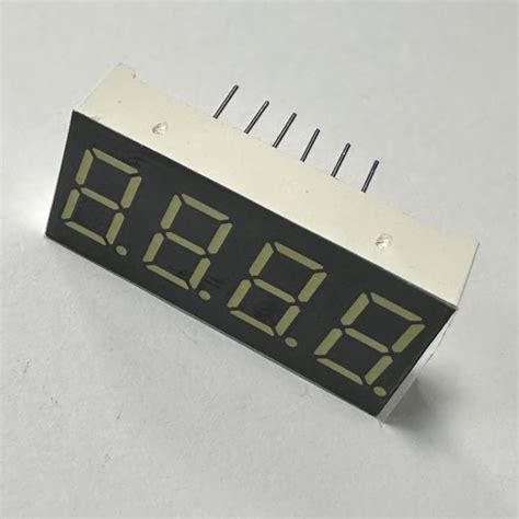 Ultra Bright Orange 7 62mm 4 Digit 7 Segment LED Display Common Anode For Temperature Indicator