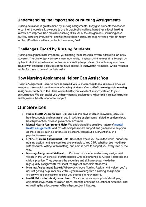 Ppt Trusted Nursing Assignment Help Uk Powerpoint Presentation Free