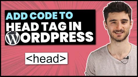 How To Add Code To Head Tag In Wordpress Js Javascript Css Dieno