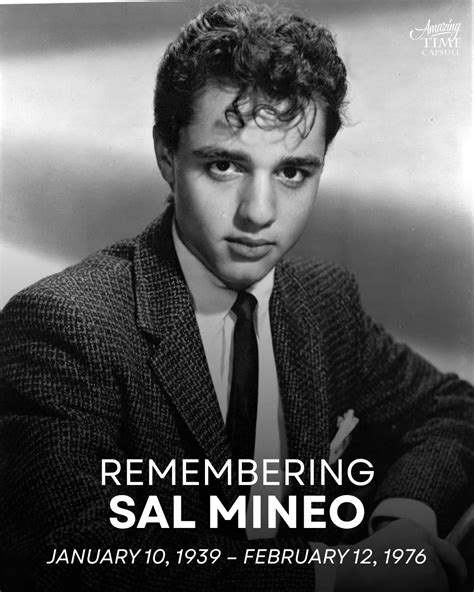 Amazing Remembering Sal Mineo 🙏 Salvatore Mineo Jr Began Acting On
