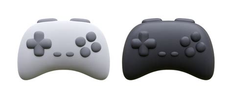 Game Controller Button Set Collection Royalty Free Vector