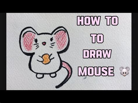How To Draw Cartoon Mouse YouTube