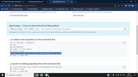Upload Flutter Project On Github Youtube