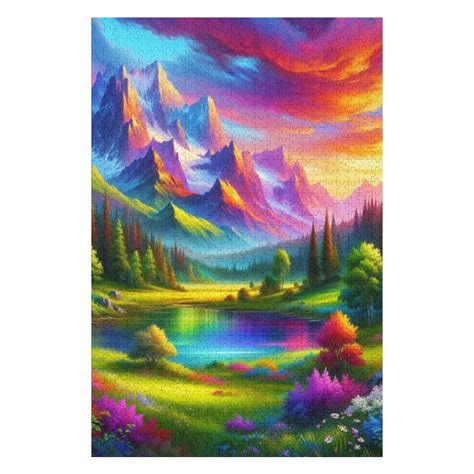 Jigsaw Puzzles Stunning And Vibrant Landscapes 1000 Piece Puzzle For