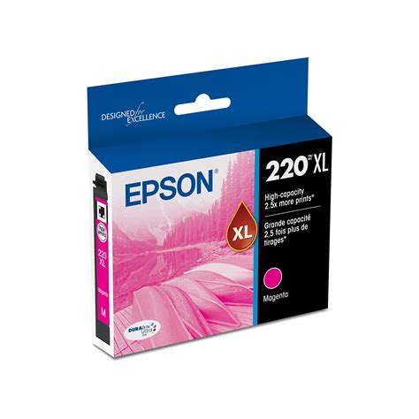 Epson 220 Durabrite Ultra Ink High Capacity Magenta Cartridge