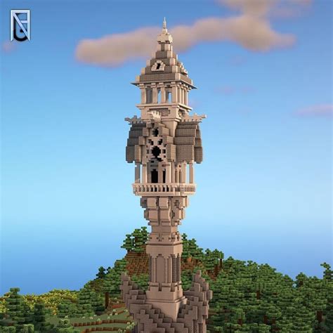 Minecraft Tower Blueprint