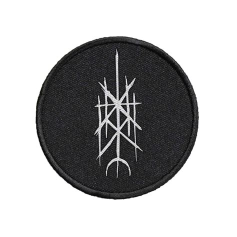 Icon Patch Embroidered Black Birch