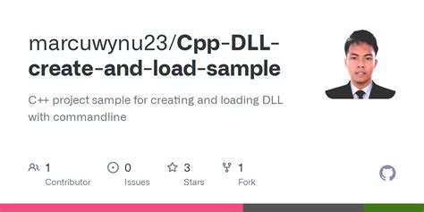 Github Marcuwynu Cpp Dll Create And Load Sample C Project Sample