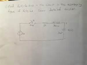 Solved Find Vc T For T In The Circuit If Vc Show Chegg Com
