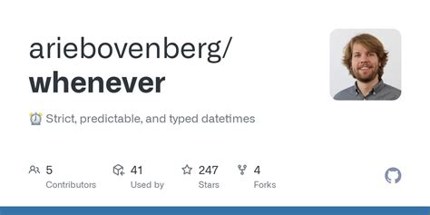 real python on linkedin github ariebovenberg whenever ⏰ modern