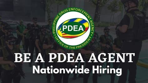 Pdea Is Now Hiring Be A Pdea Agent Life Of Maharlika