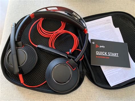 Poly Blackwire 5200 Noise Canceling Headset Usb A Audio Headphones And Headsets On Carousell