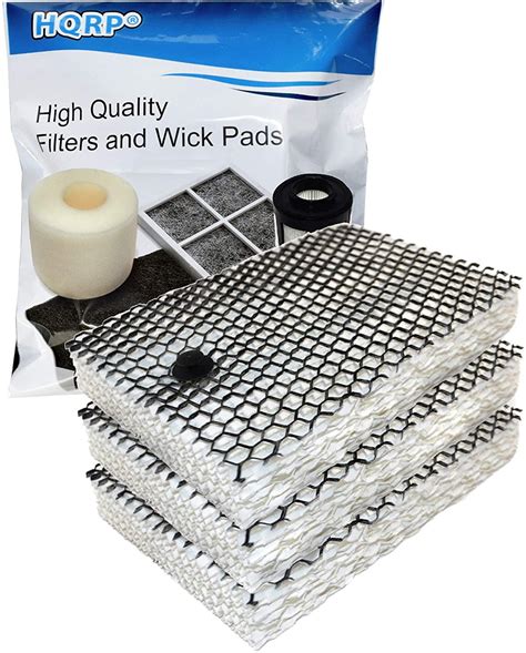Hqrp 3 Pack Filter For Sunbeam Humidifier Scm631c Scm7808 Scm7809 Scm7809p
