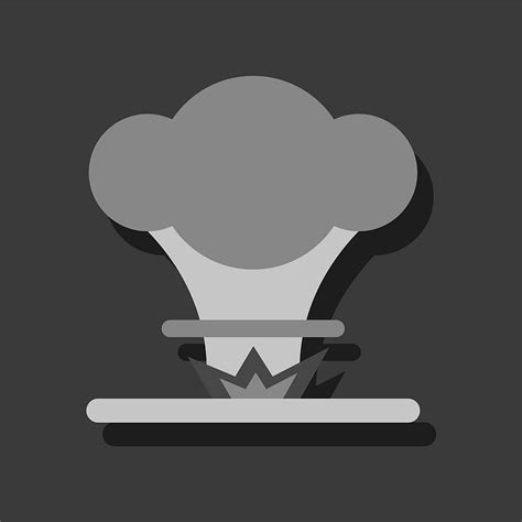 벡터 플랫 아이콘 디자인 컬렉션 핵 폭발 Ai Eps Uidownload