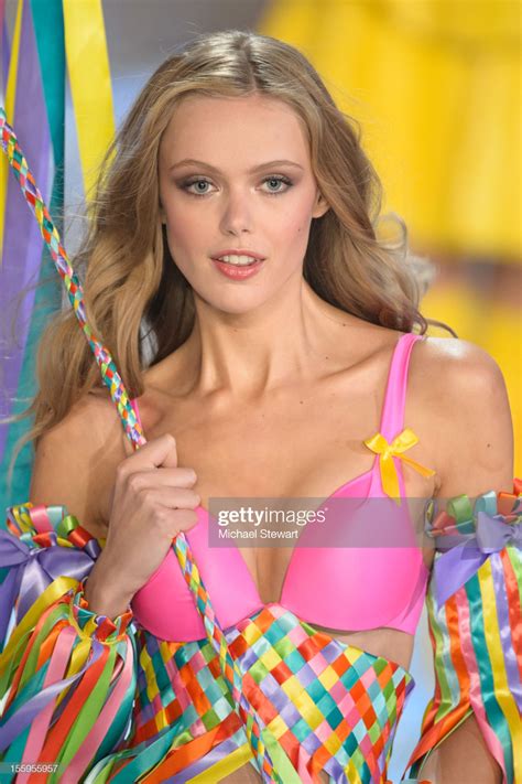 Model Frida Gustavsson Walks The Runway During The 2012 Victorias