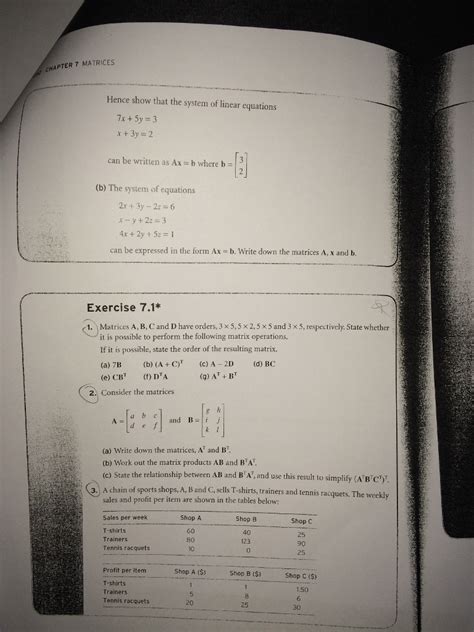 Solved CHAPTER 7 MATRICES Hence Show That The System Of Chegg Com