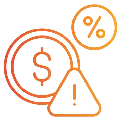 Financial Risk Generic Gradient Outline Icon