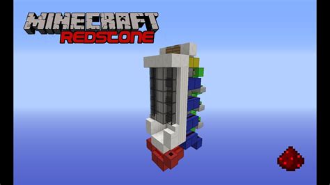 Aufzug Kompakt Ressourcensparend And Schnell [minecraft Redstone Tutorial] Youtube