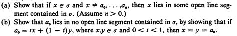 Solved a Show that if xσ and x a0 an then x lies in Chegg com