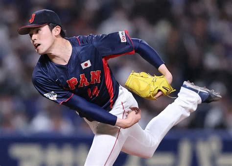 壮行試合＜侍・中＞初回、佐々木朗は24球目に165キロをマークする（撮影・椎名 航） ― スポニチ Sponichi Annex 野球