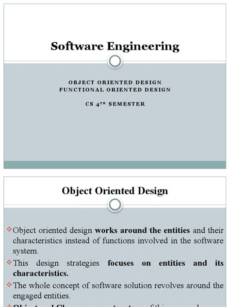 Lect 18 Oo Design Sw Engineering Pdf Class Computer Programming
