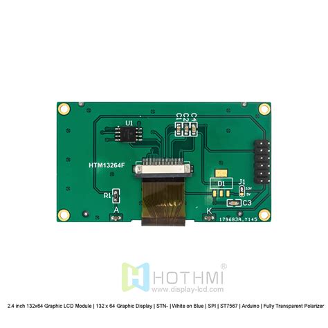X Graphic LCD Module STN Blue With White Backlight
