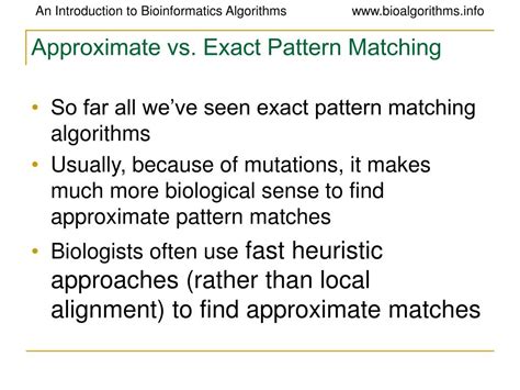 Ppt Combinatorial Pattern Matching Powerpoint Presentation Free