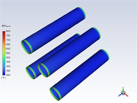 Ansys Workbench 流、固、热双向实时耦合仿真案例：热交换器仿真示例 仿真秀图纸模型
