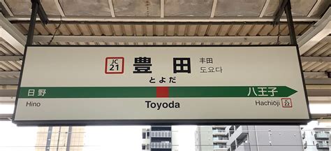 豊田駅のサインポール 中央線が好きだweb 公式