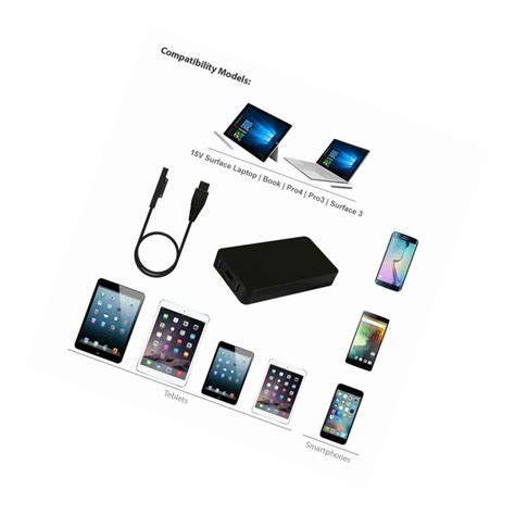 Batpower W Surface Pro Charger Microsoft Surface Pro Power Adapter Usb Microsoft Surface Batpower W Surface Pro Charger Microsoft Surface Pro Power Adapter Usb Microsoft Surface