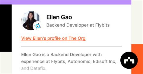 Ellen Gao Backend Developer At Flybits The Org