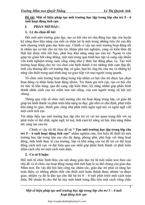 Ppt Bi N Ph P T O M I Tr Ng H C T P Trong L P Cho Tr Tu I Ho T Ng T Ch C C Powerpoint